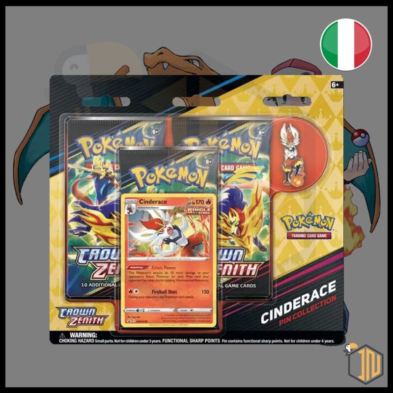 Collezione Pin Zenit Regale - Rillaboom, Cinderace, Inteleon [Assortito ...