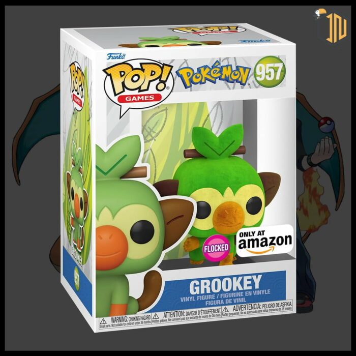 Pokémon Funko POP! - Grookey #957 (flocked) Amazon Exclusive | I ...